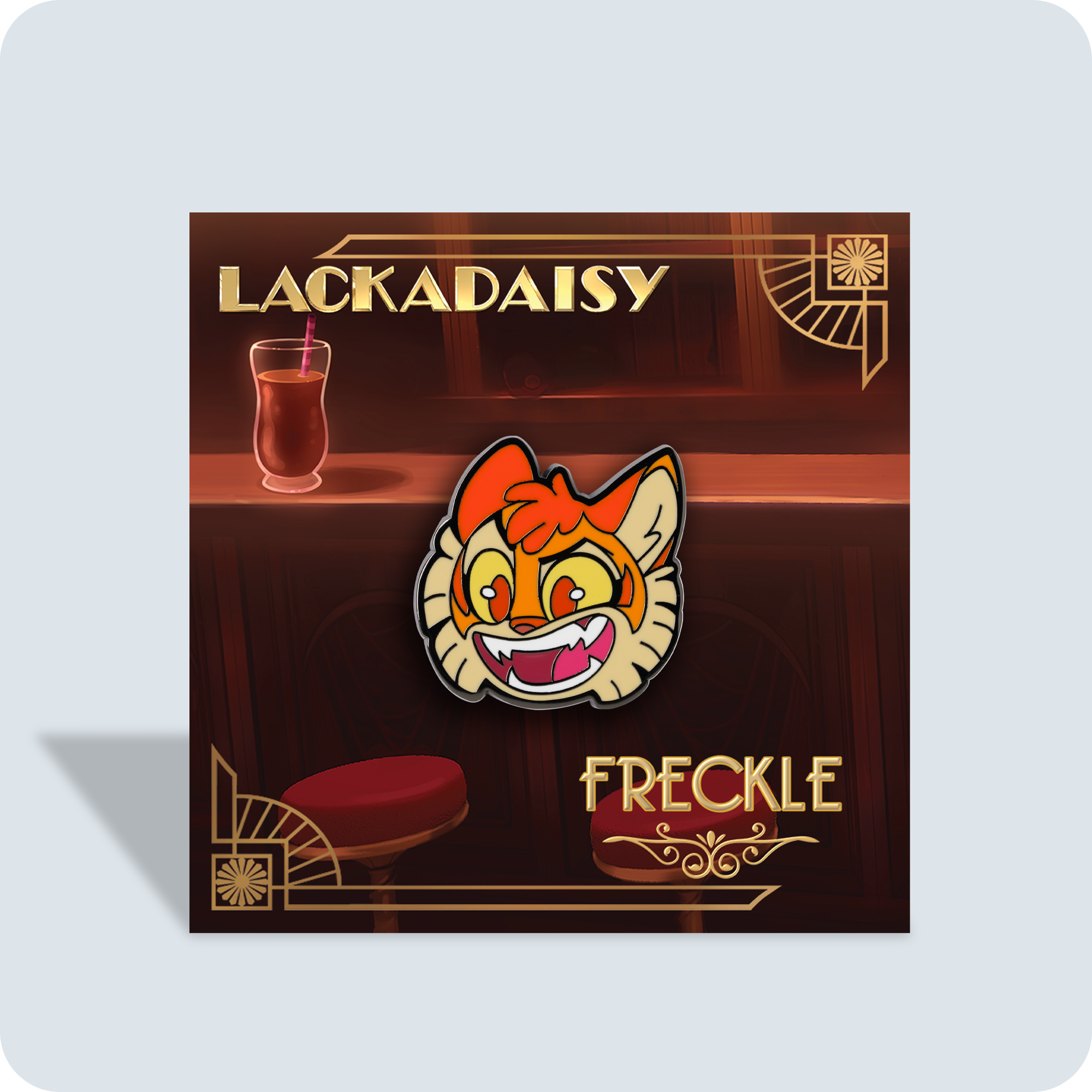Freckle Face Pin – Lackadaisy Store